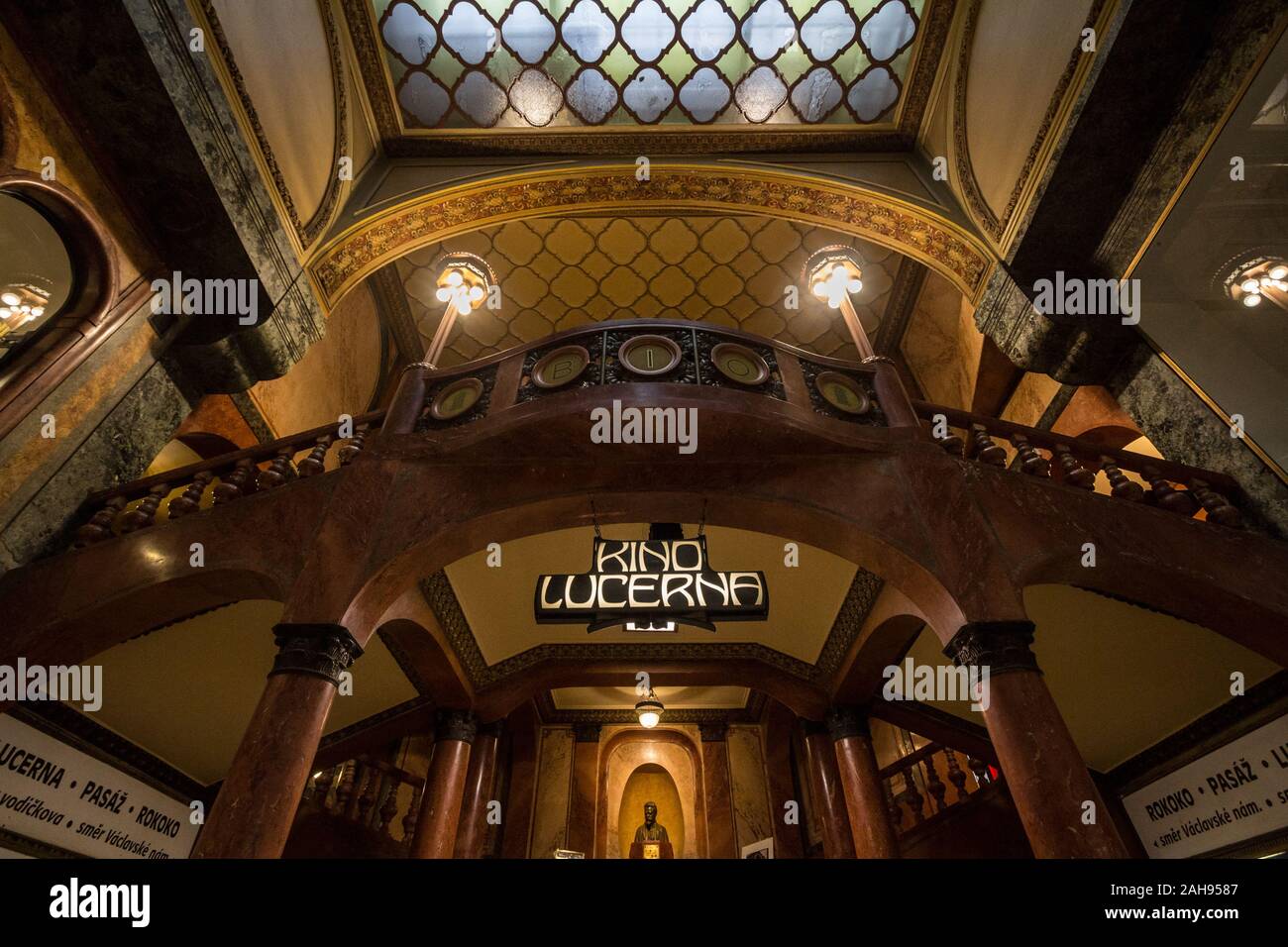 Lucerna passage prague hi-res stock photography and images - Alamy