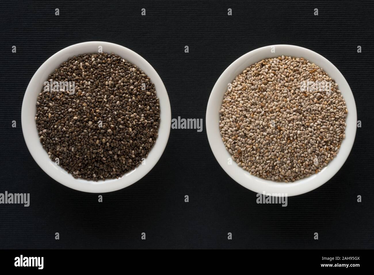 Black and White Chia Seeds Stock Photo - Alamy