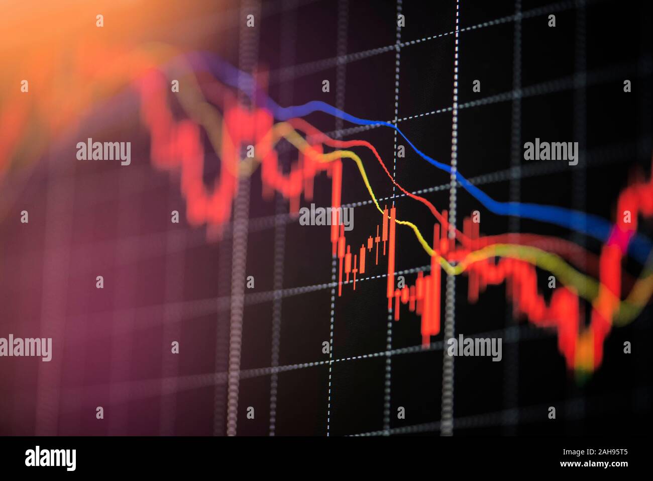Stock crash market exchange loss trading graph analysis investment ...