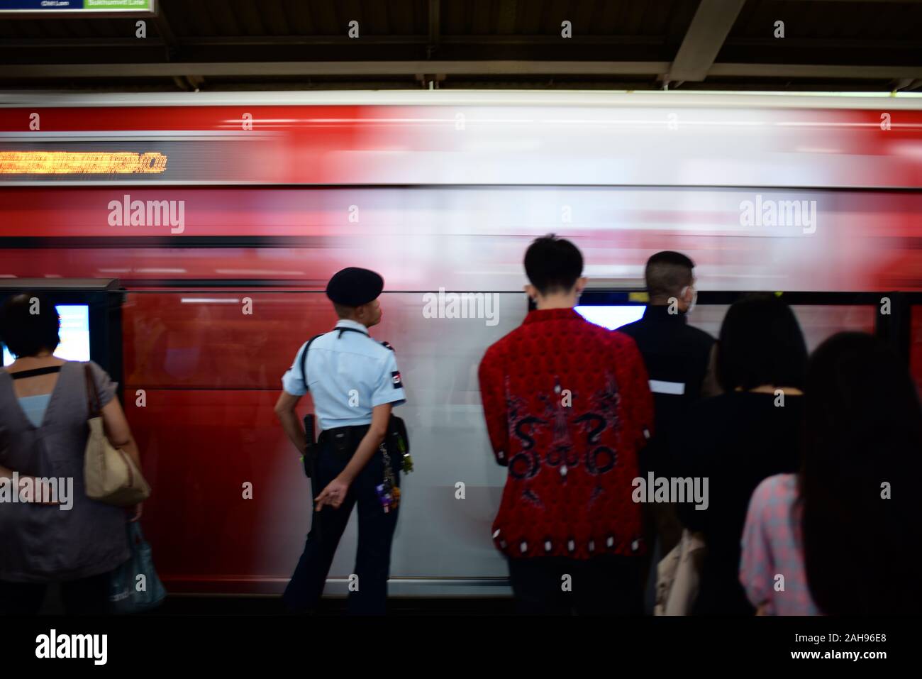 Travel by BTS train in Bangkok, Thailand Stock Photo - Alamy