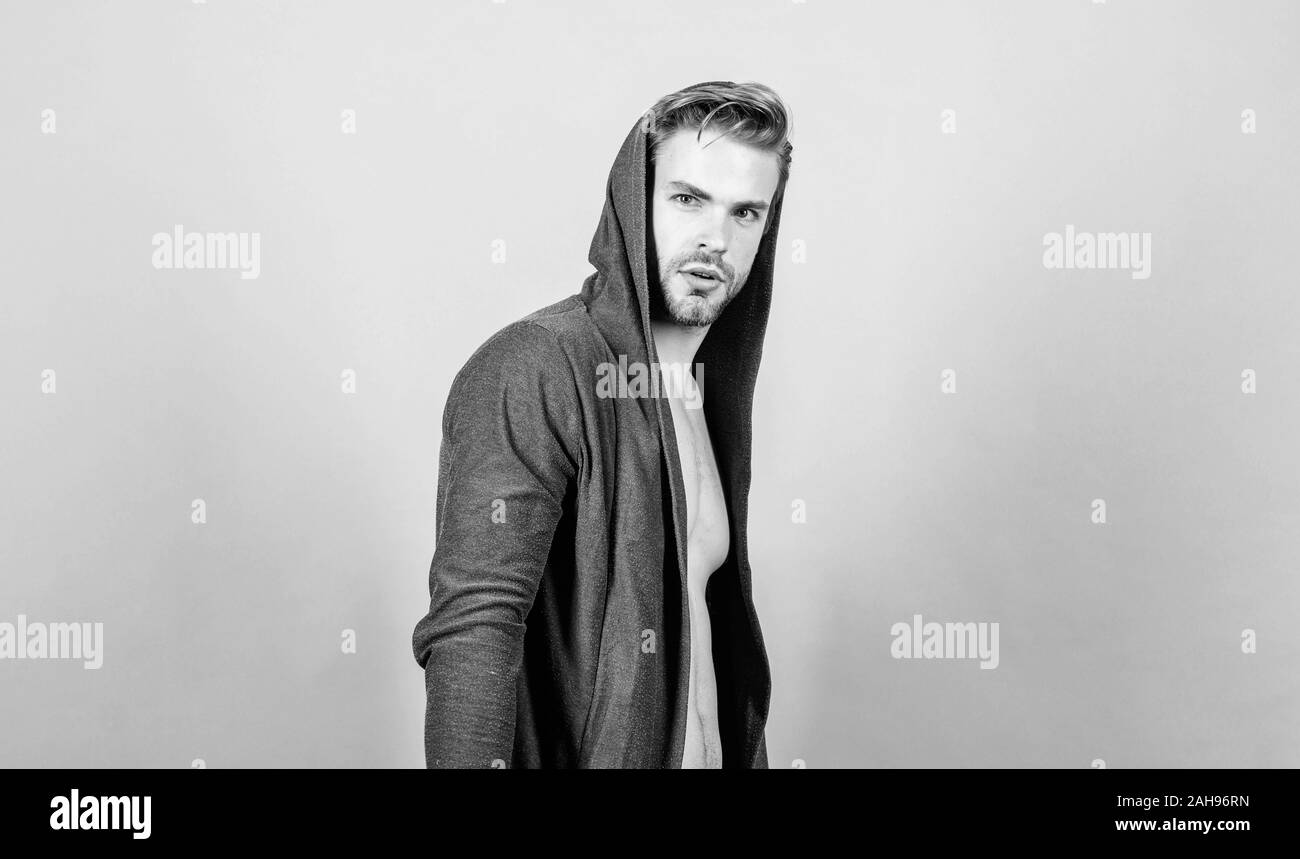 Unconventional but masculine look. Masculinity concept. Masculinity and ...