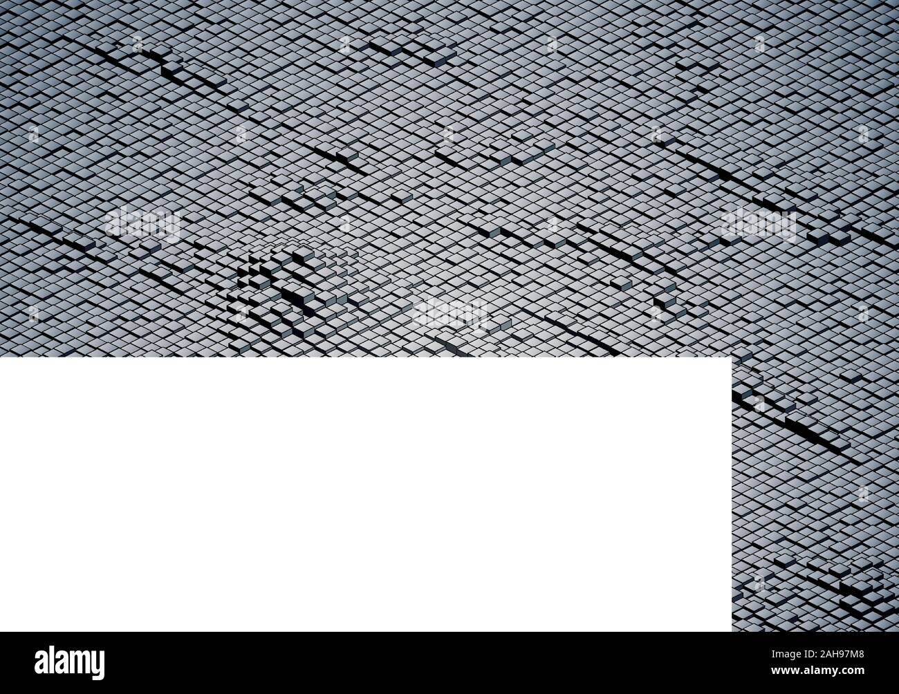 City data blue matrix hi-res stock photography and images - Alamy