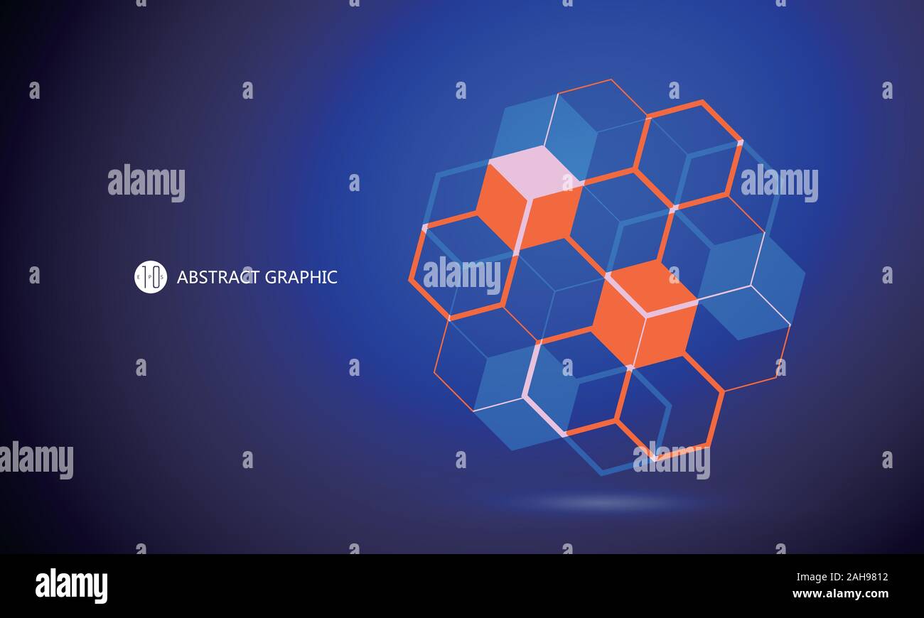 Abstract shapes grid network Stock Vector Images - Alamy