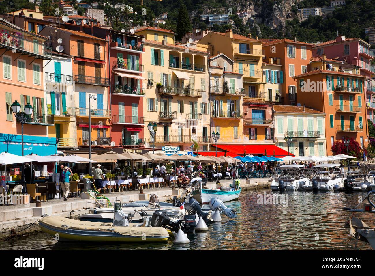 The idyllic French Riviera town of Villefranche-sur-Mer is a popular ...
