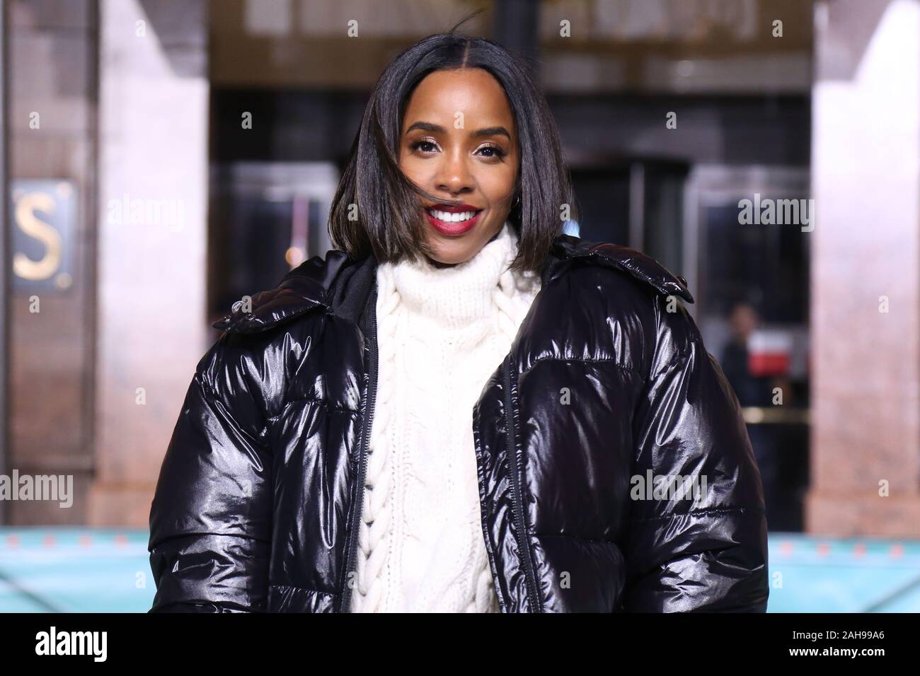 The 93rd Macy's Thanksgiving Day Parade rehearsals, held outside Macy's ...