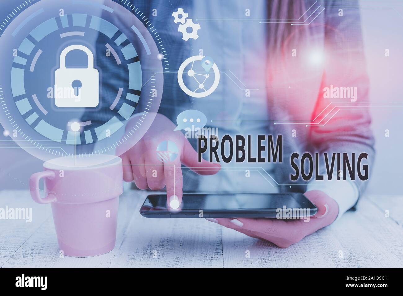 Conceptual hand writing showing Problem Solving. Concept meaning ...