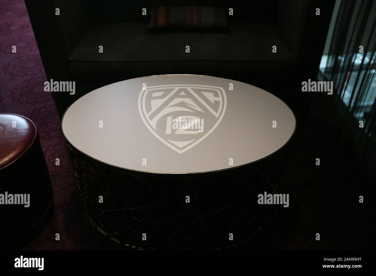 Los Angeles, United States. 26th Dec, 2019. Detailed view of Pac-12 ...