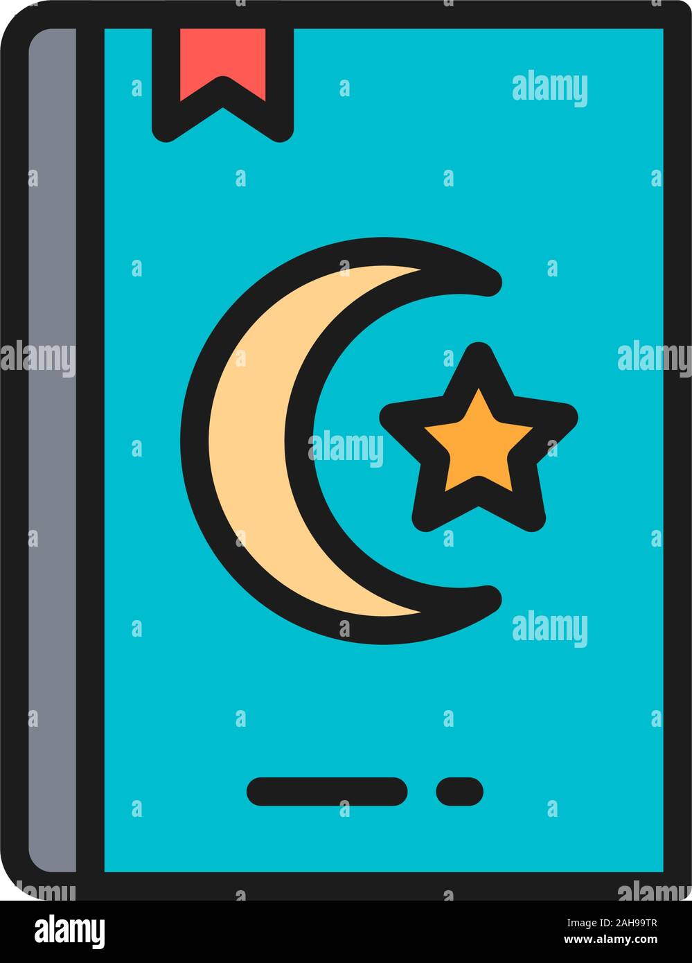 Quran book islamic icon Cut Out Stock Images & Pictures - Alamy