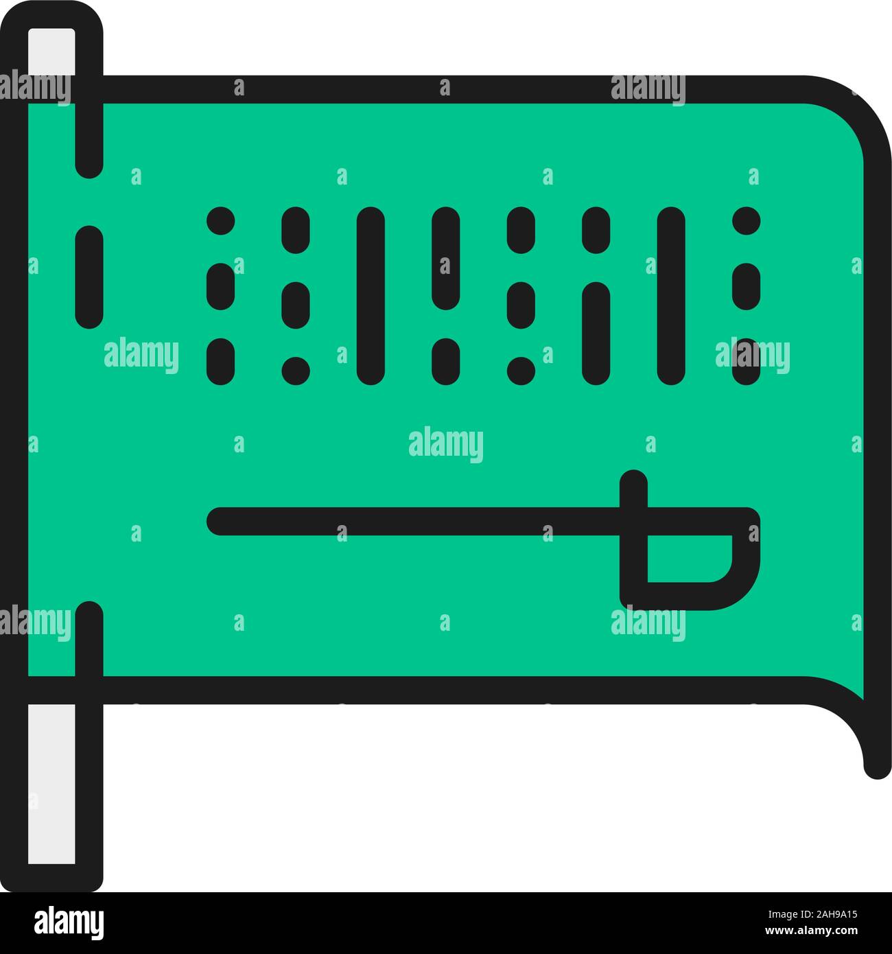 Saudi arabia flag outline Stock Vector Images - Alamy