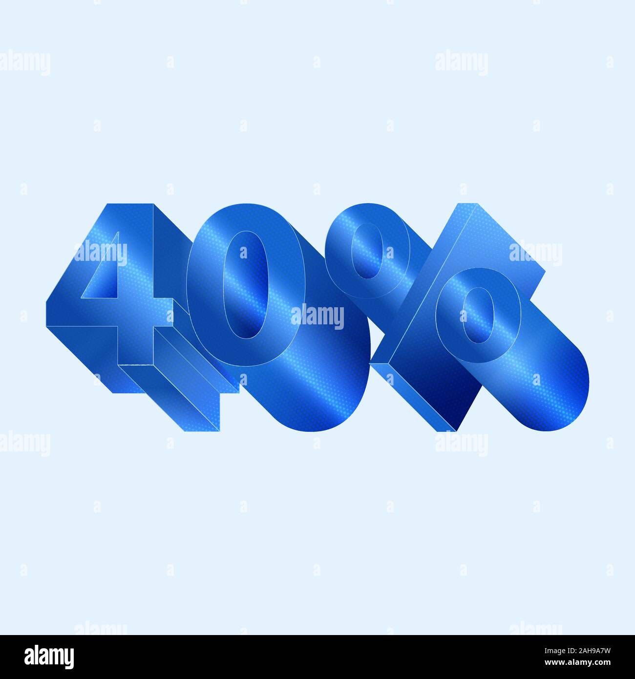3d number 40 Stock Vector Images - Alamy