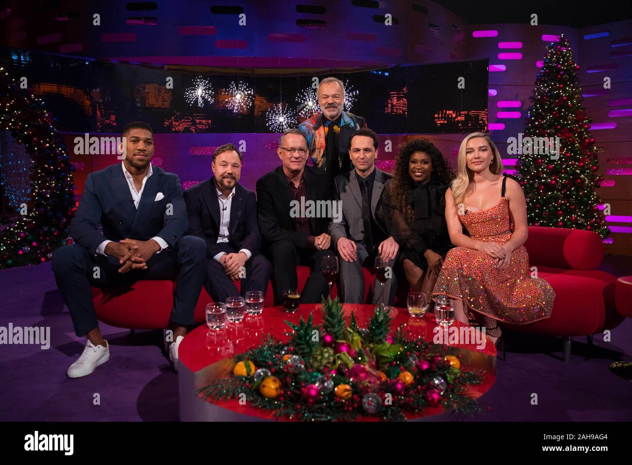Anthony Joshua, Stephen Graham, Tom Hanks, Matthew Rhys, Motsi Mabuse ...