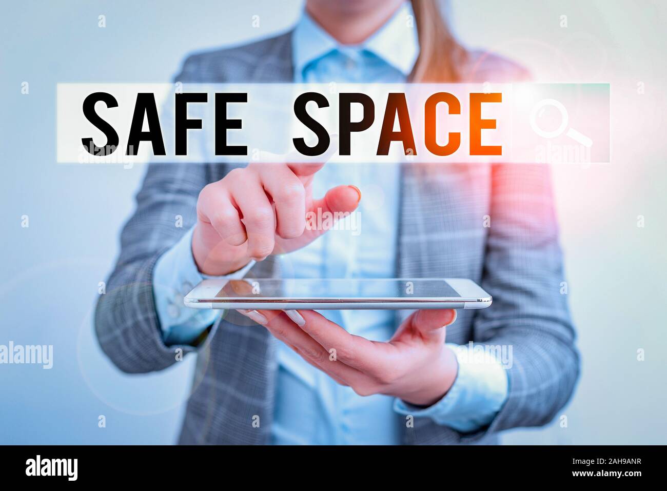 Word writing text Safe Space. Business photo showcasing a place or room ...