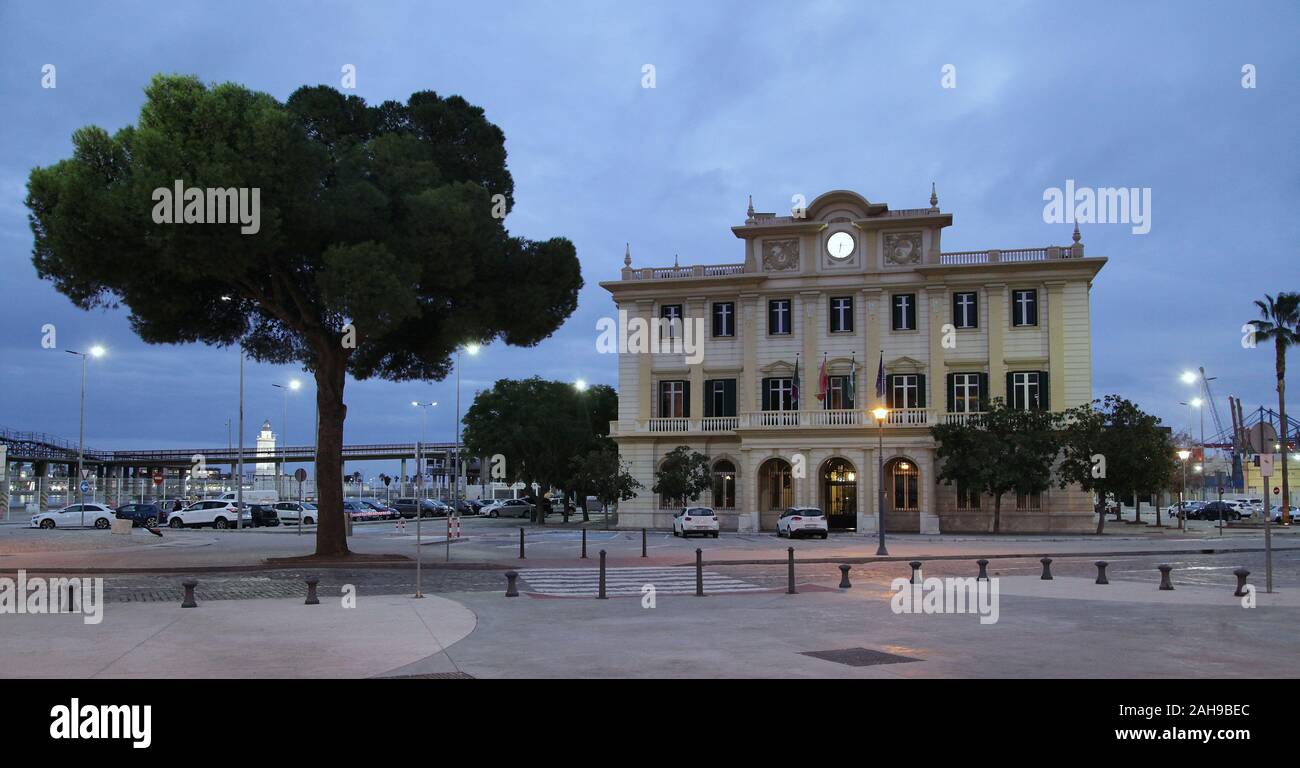 Customs of Malaga Spain Stock Photo - Alamy