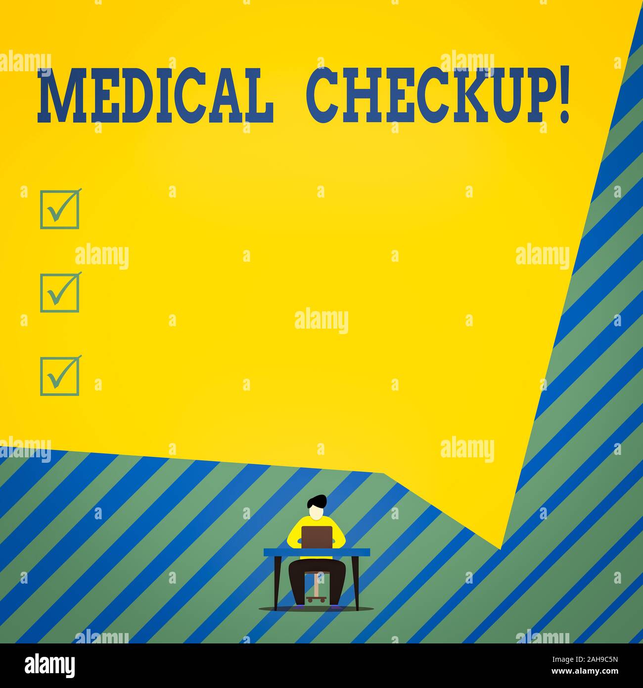 Handwriting text Medical Checkup. Conceptual photo thorough physical ...