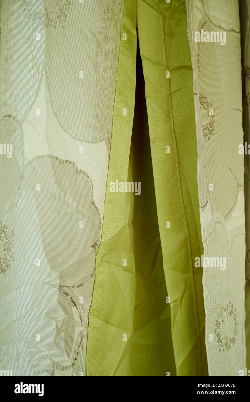 At a textile, fabric stall, plenty of styles from which to choose. Here ...