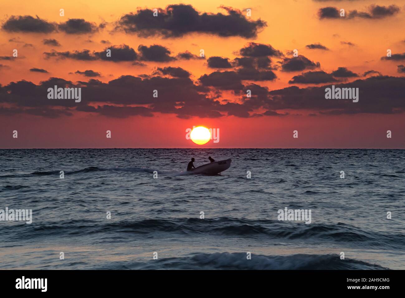 The amazing view during the sunset Stock Photo - Alamy