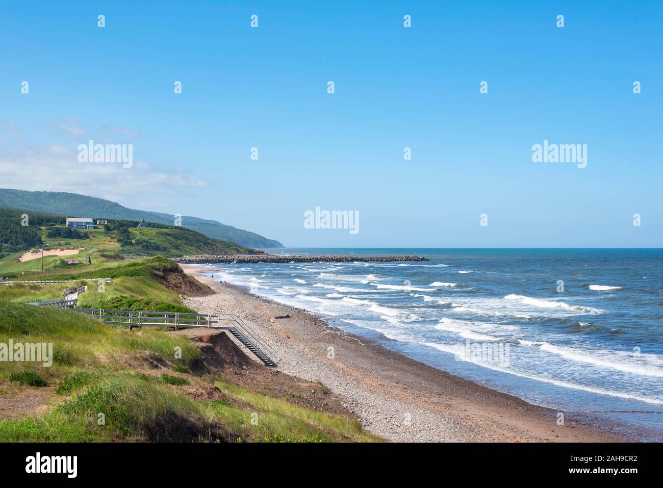 Beach, Inverness Beach, Cape Breton Island, Nova Scotia, Canada Stock ...