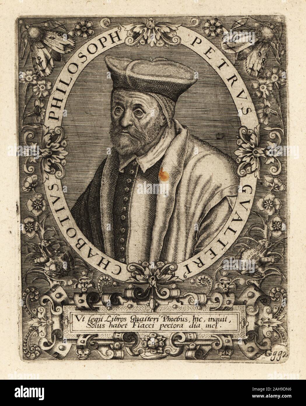 Pierre Gautier Chabot, French humanist writer, 1516-1597. Petrus ...