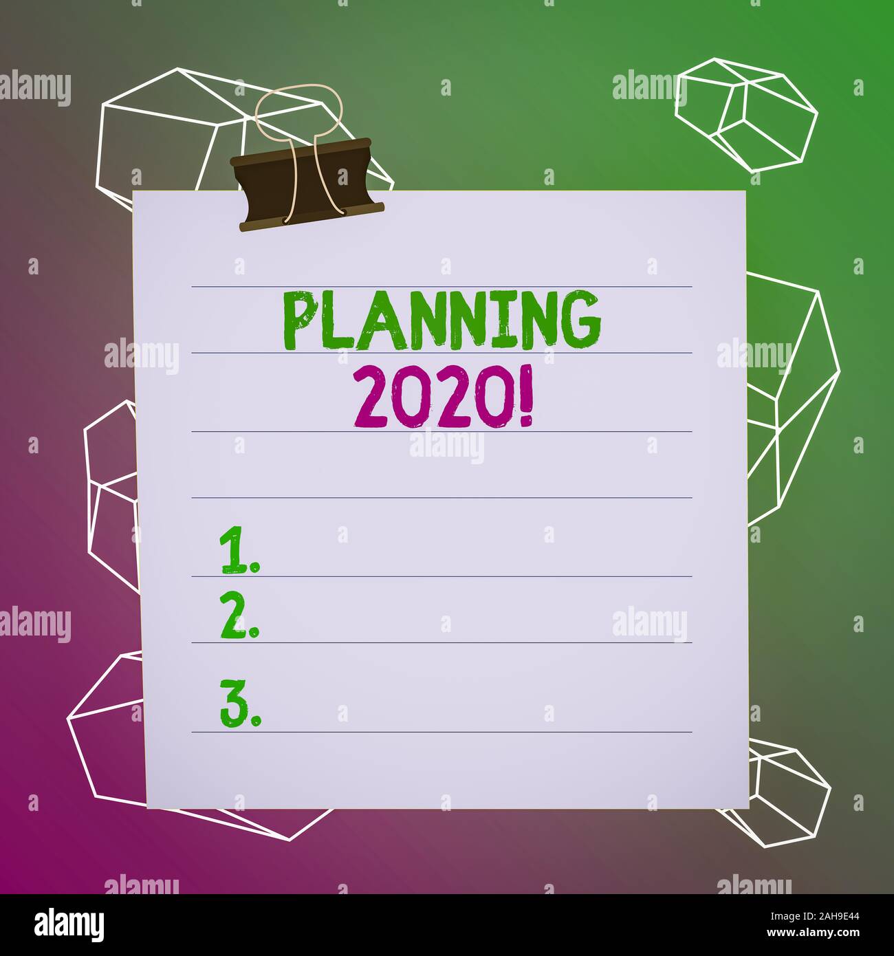 Word writing text Planning 2020. Business photo showcasing process of ...
