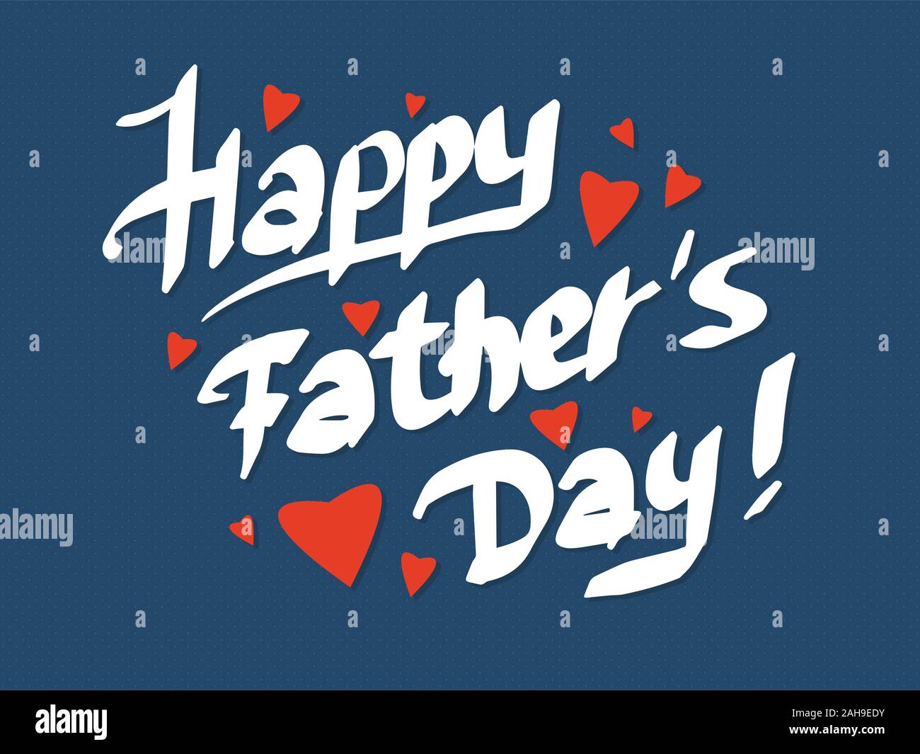 Happy Father s Day Calligraphy greeting card Stock Vector Image & Art ...