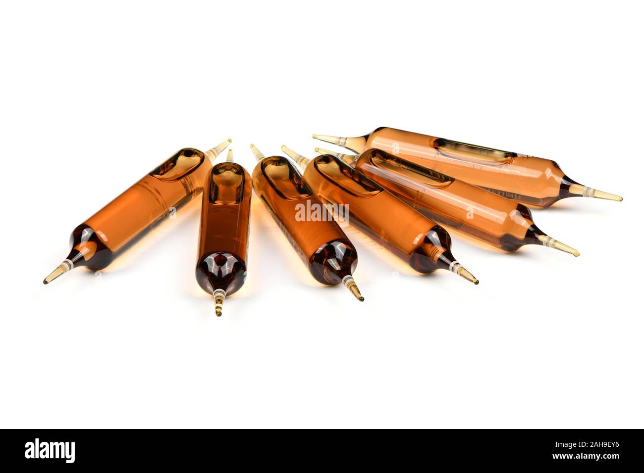 Ampoules isolated on white background. High resolution photo. Full ...