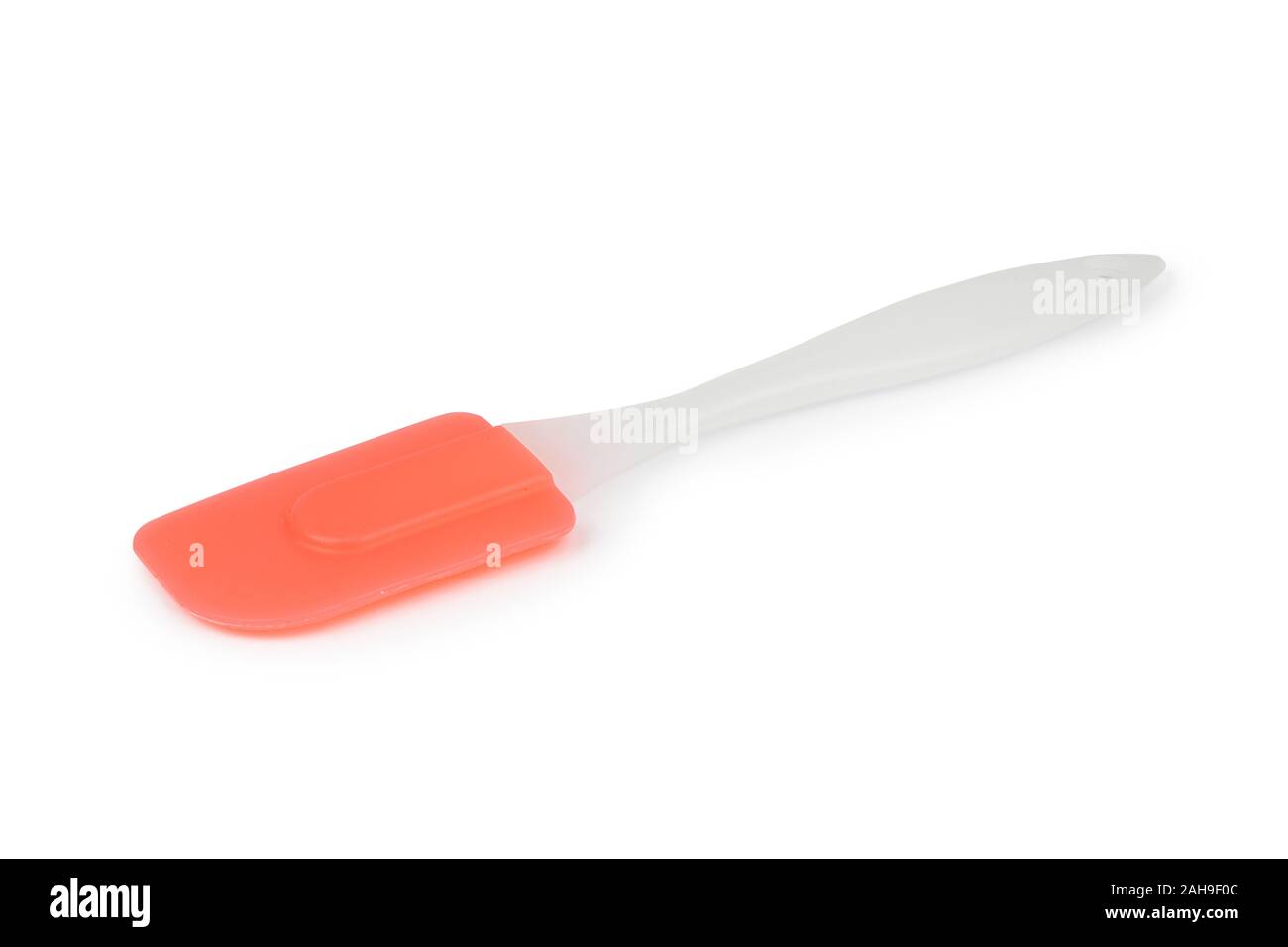 Silicone spatula isolated on a white background. High resolution photo ...