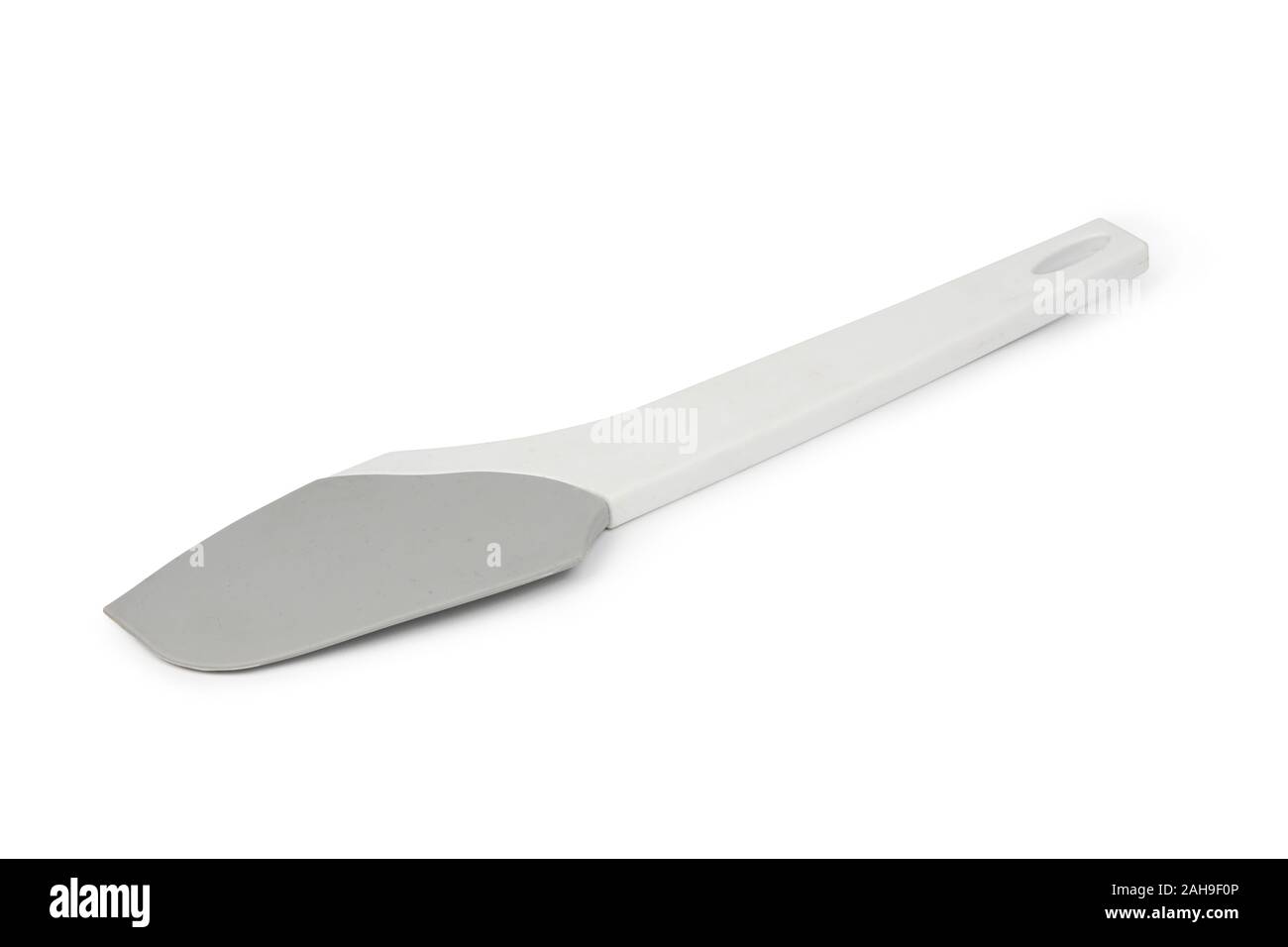 Silicone spatula isolated on a white background. High resolution photo ...