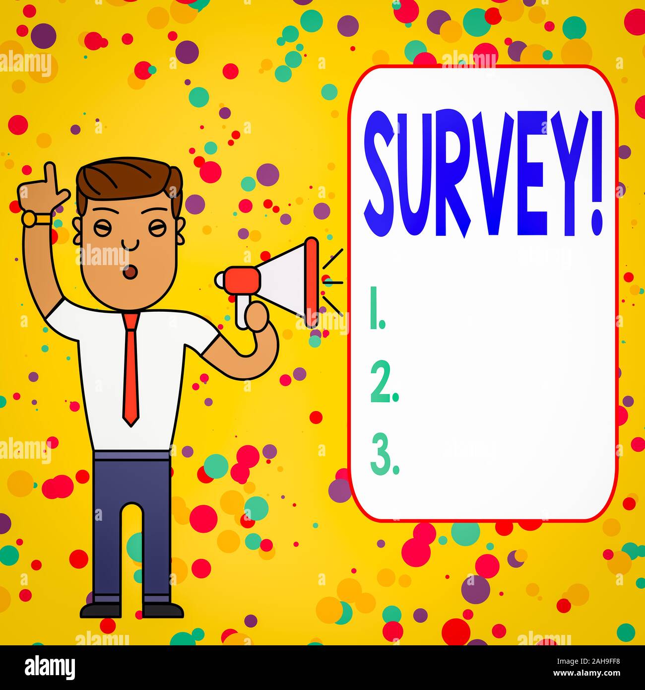 Text sign showing Survey. Business photo showcasing research method ...