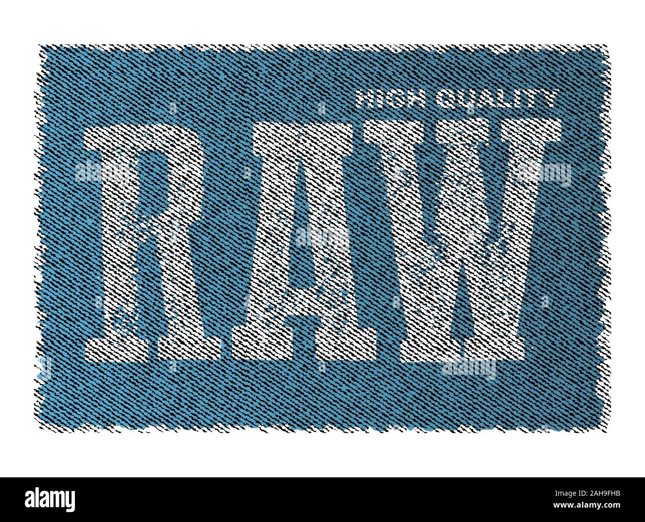 Denim shirt and jeans Stock Vector Images - Alamy