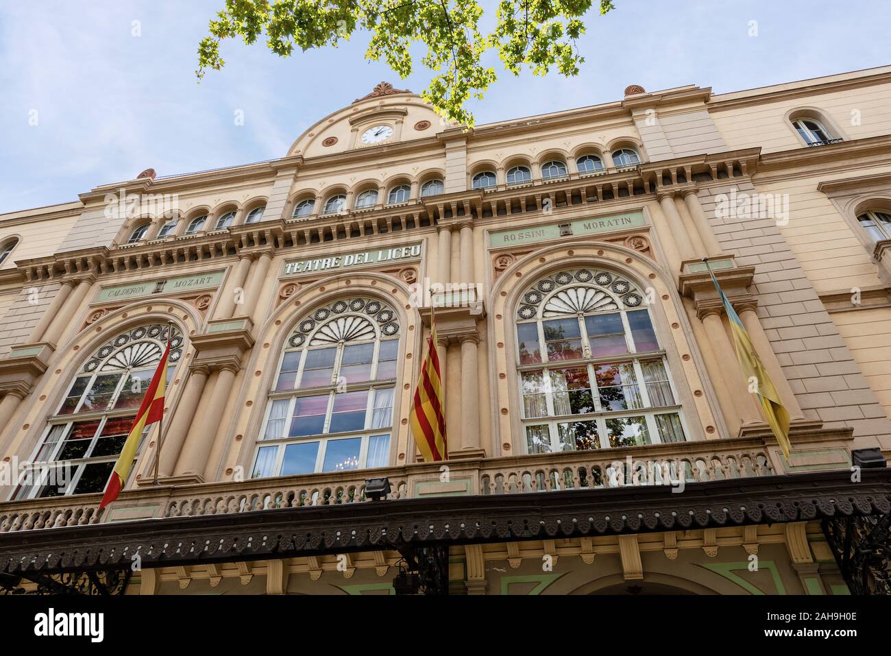 Liceu theatre, barcelona hi-res stock photography and images - Alamy