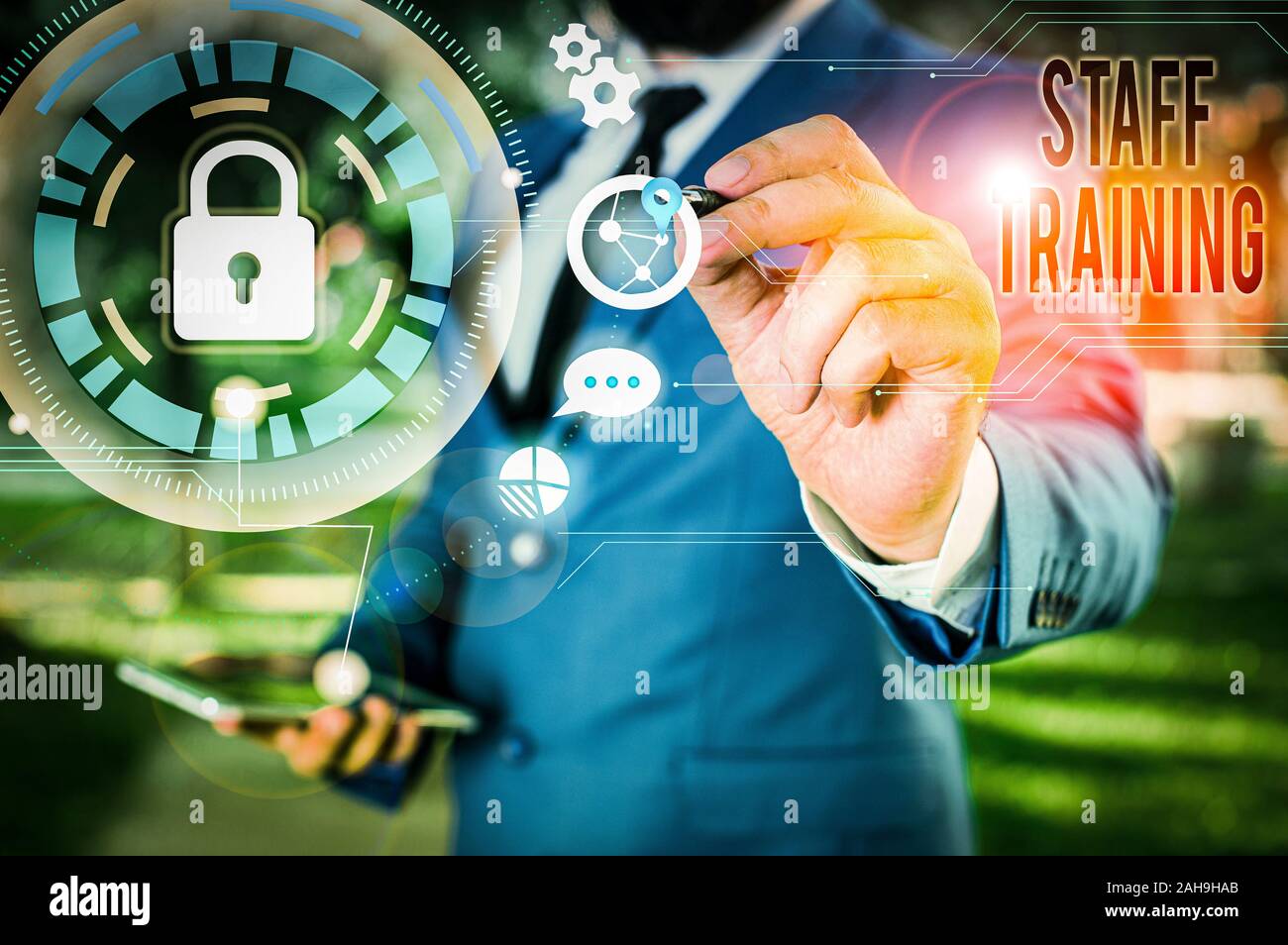 Word writing text Staff Training. Business photo showcasing program ...