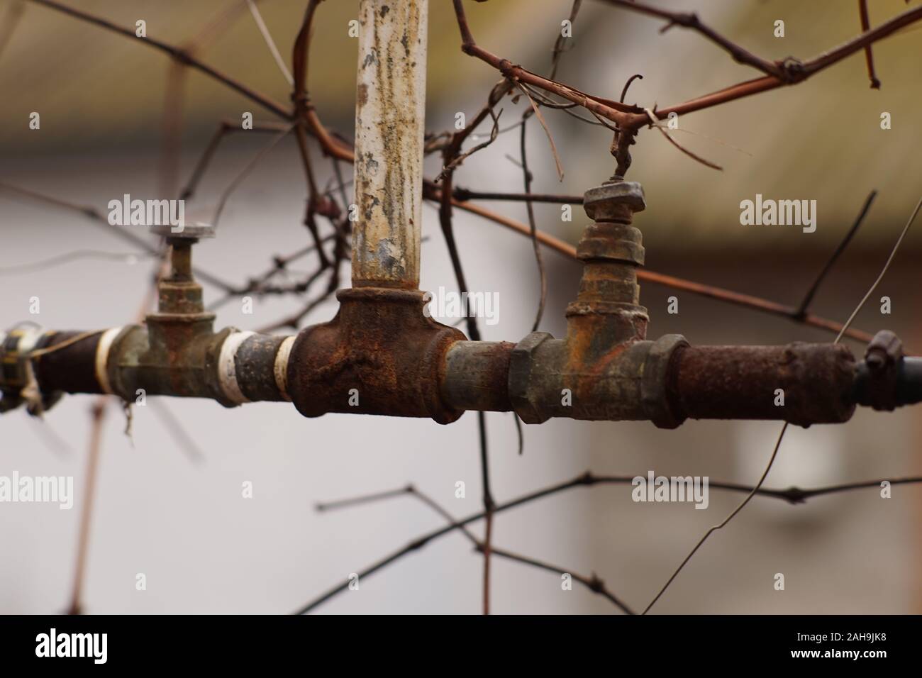 Lime scale metal pipe hi-res stock photography and images - Alamy