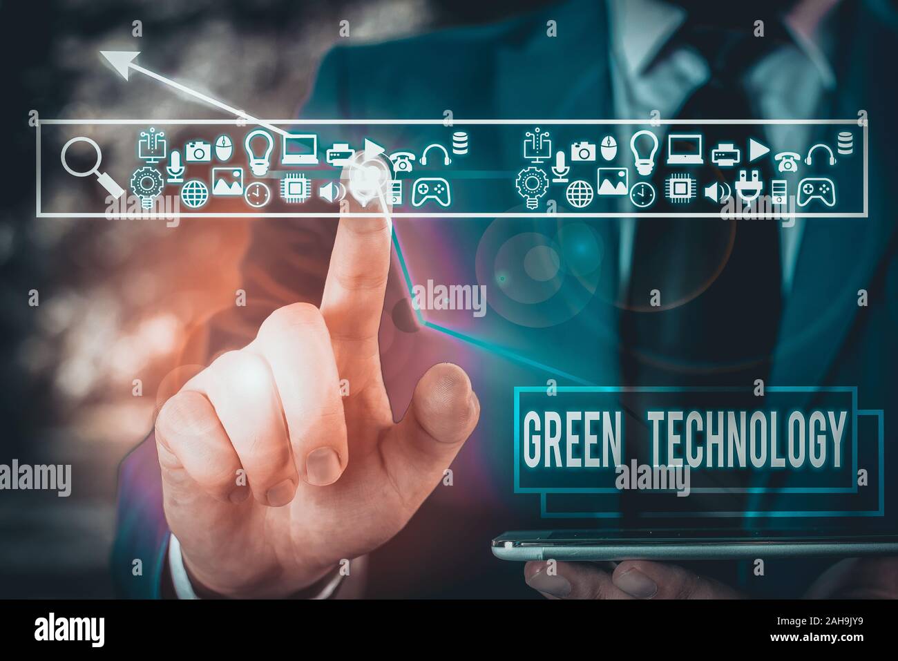 Handwriting text Green Technology. Conceptual photo reverse the effects ...