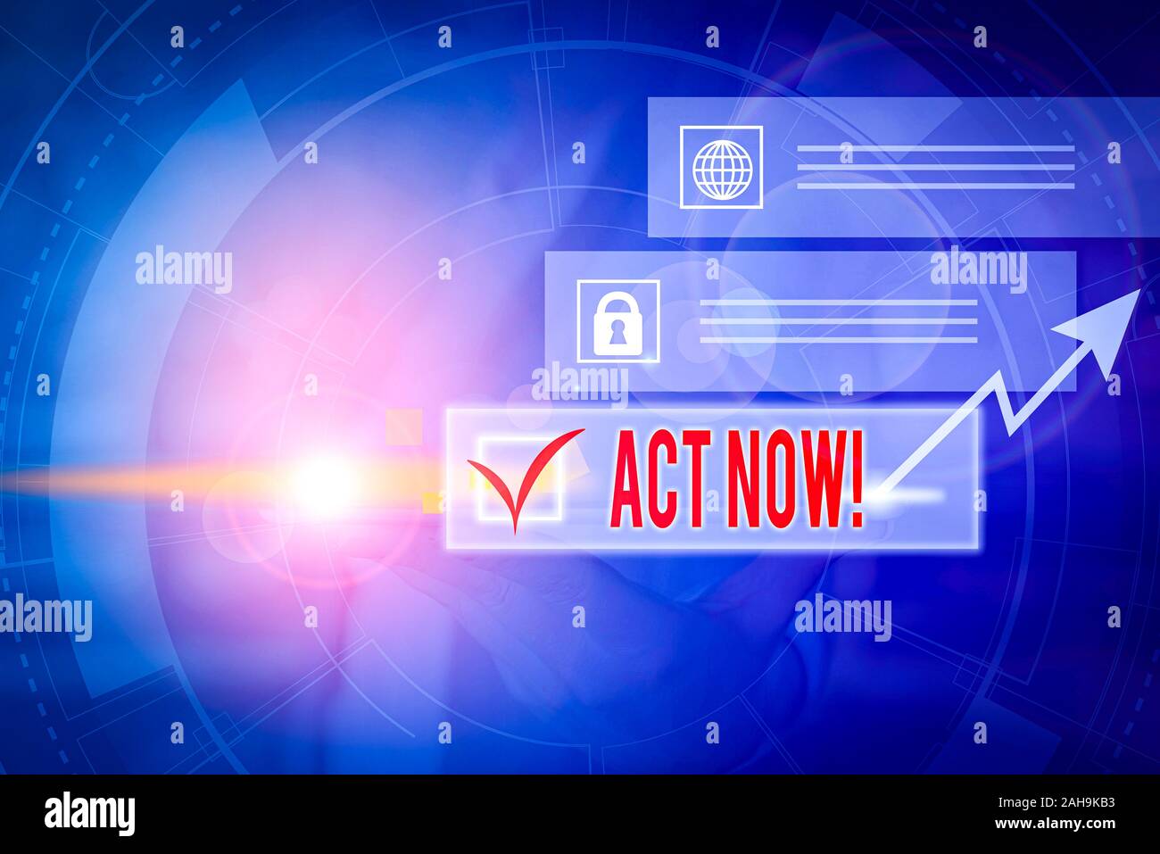 Handwriting text Act Now. Conceptual photo do not hesitate and start ...