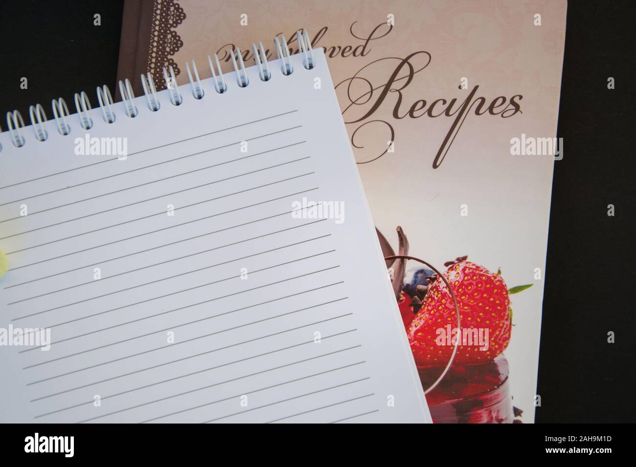 Blank paper for text, business concept, empty page from a notepad, copy ...