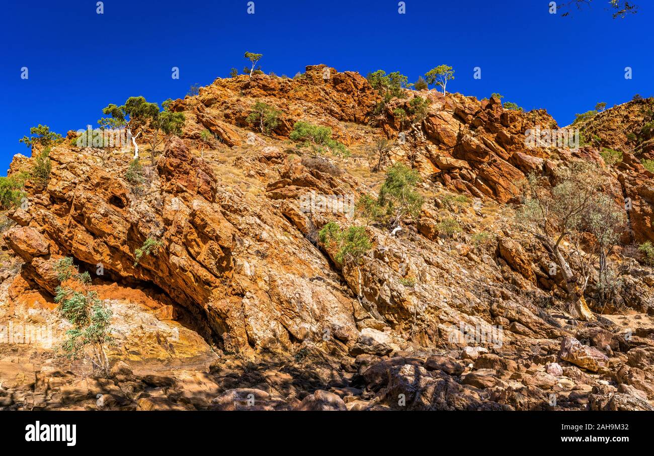 Redbank Gorge is a gap in the West MacDonnell Ranges in the Northern ...