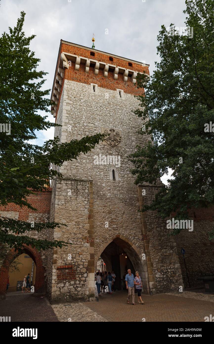 St florian street st florian gate cracow hi-res stock photography and ...
