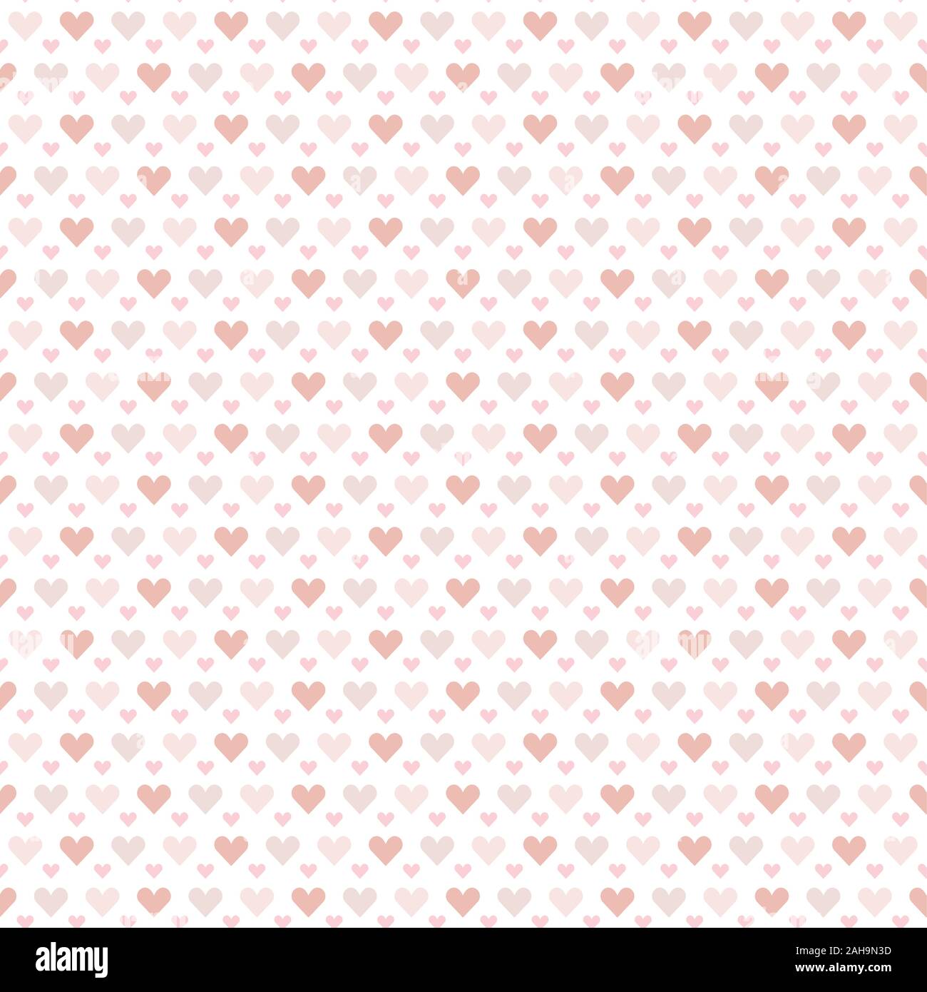 seamless pretty background with hearts and details in fine colors for ...