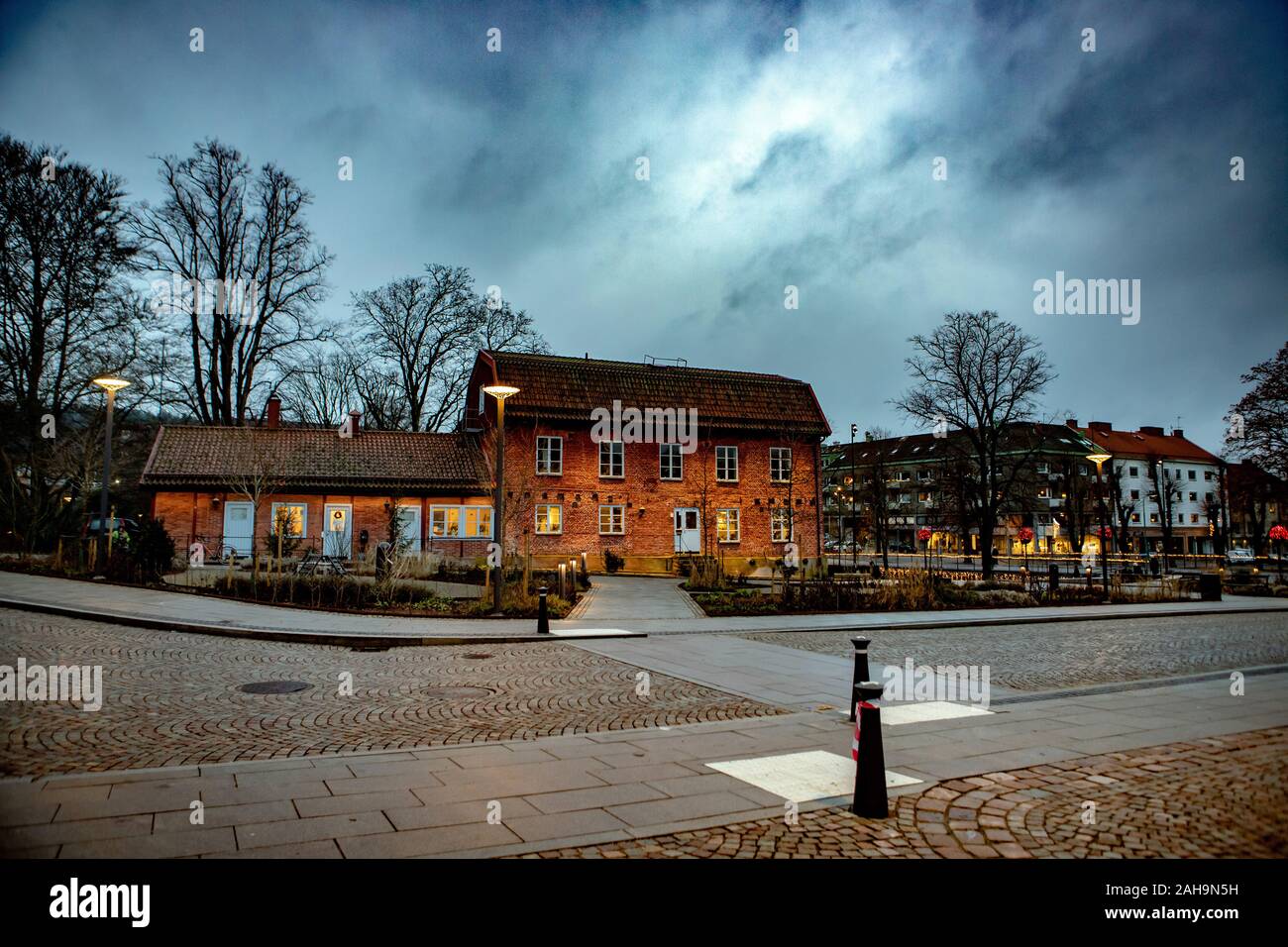 Uddevalla city center, Sweden Stock Photo - Alamy