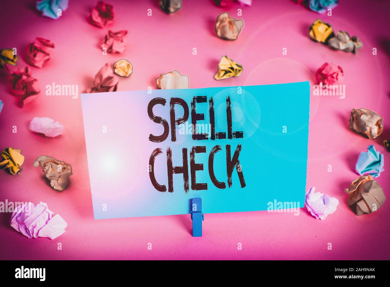Handwriting Text Spell Check Conceptual Photo To Use A Computer Program To Find And Correct 8285