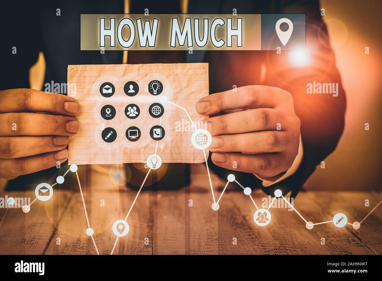 Handwriting text How Much. Conceptual photo ask about the amount or ...