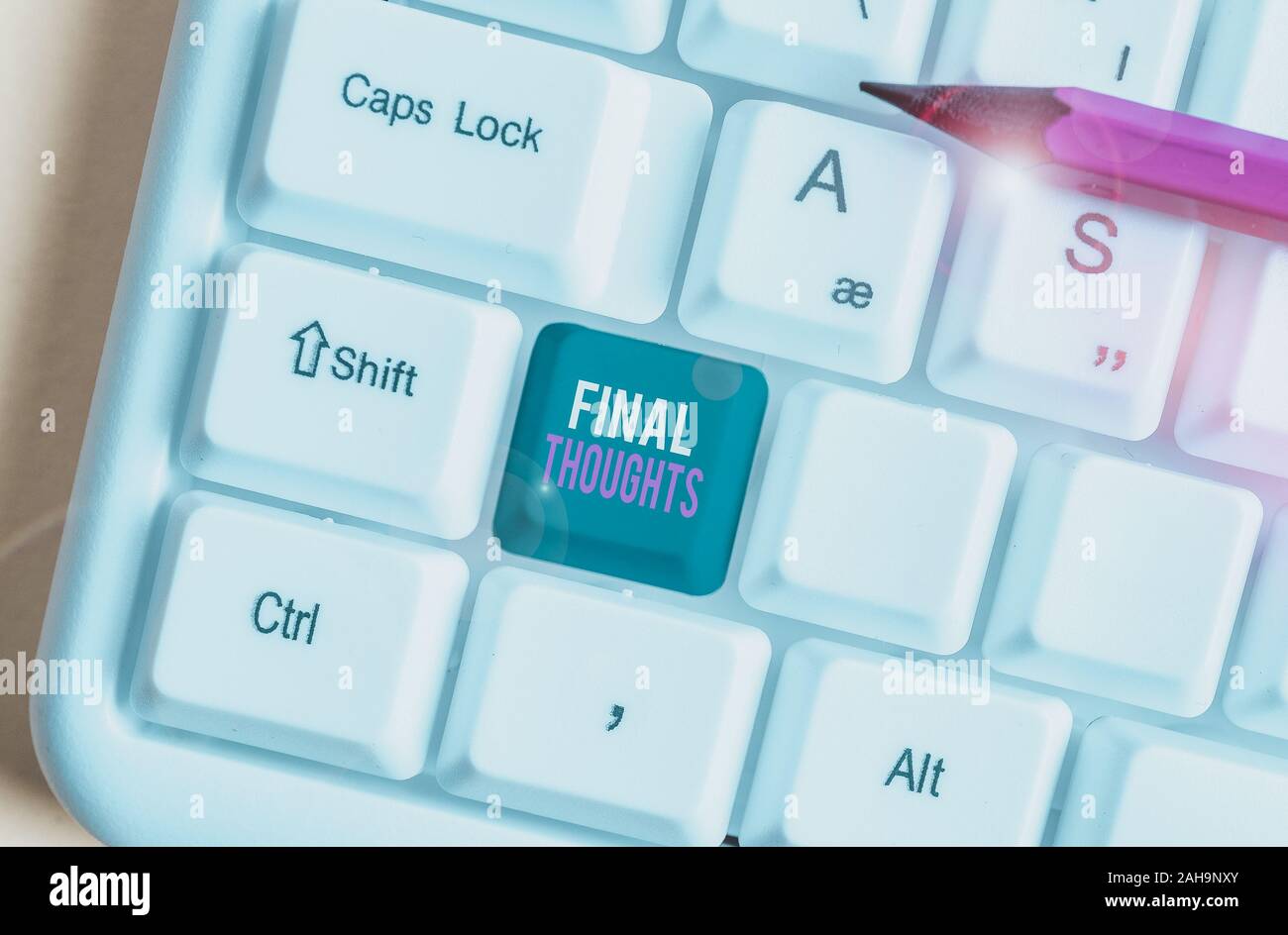Word writing text Final Thoughts. Business photo showcasing the ...