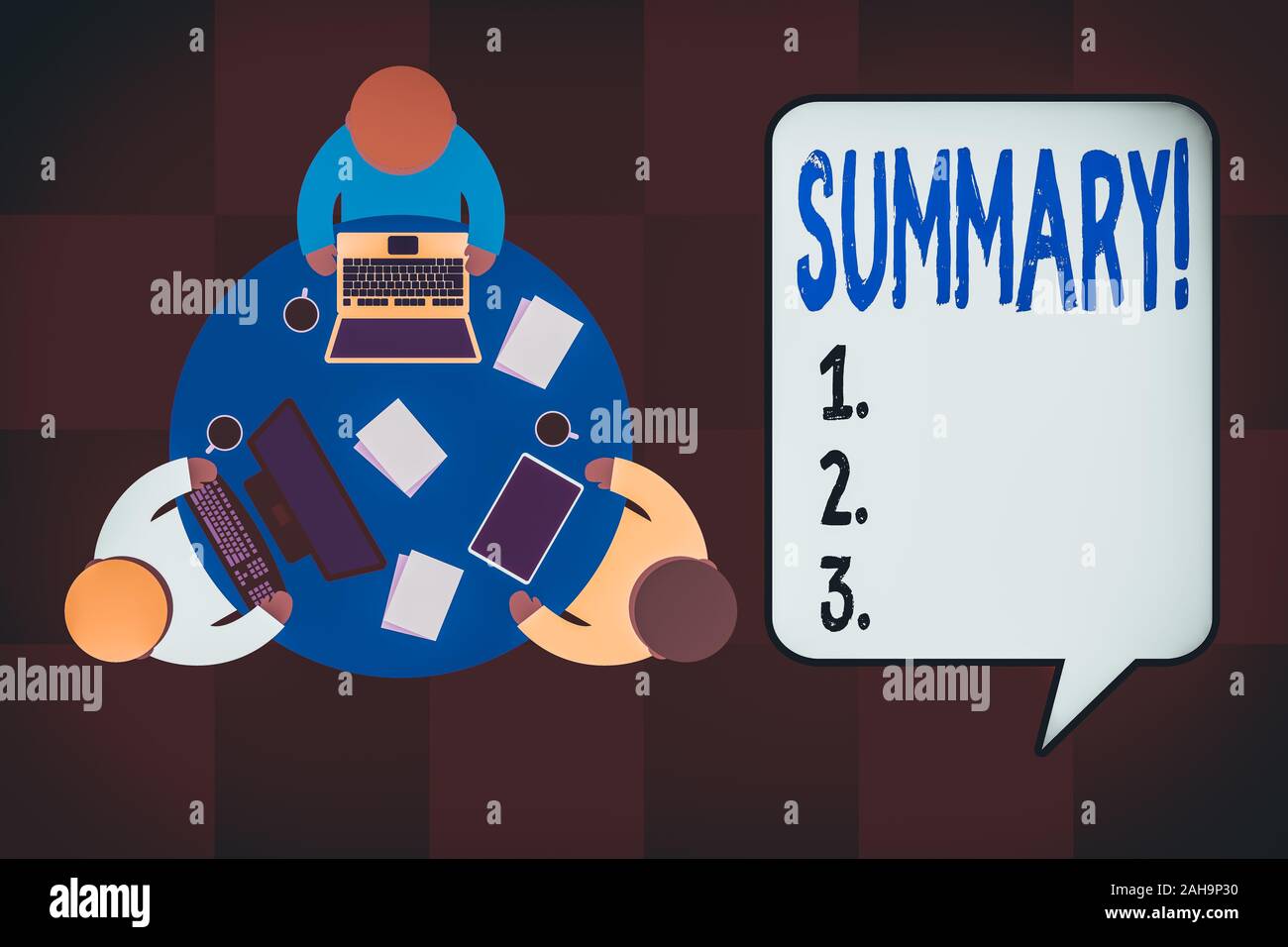 Handwriting text writing Summary. Conceptual photo brief statement or ...