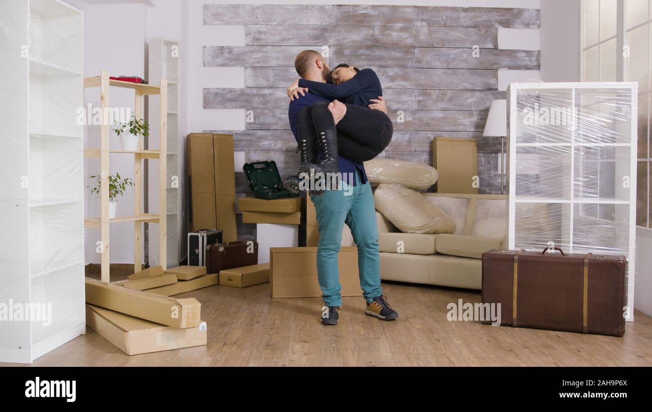 Spinning hugging hi-res stock photography and images - Alamy