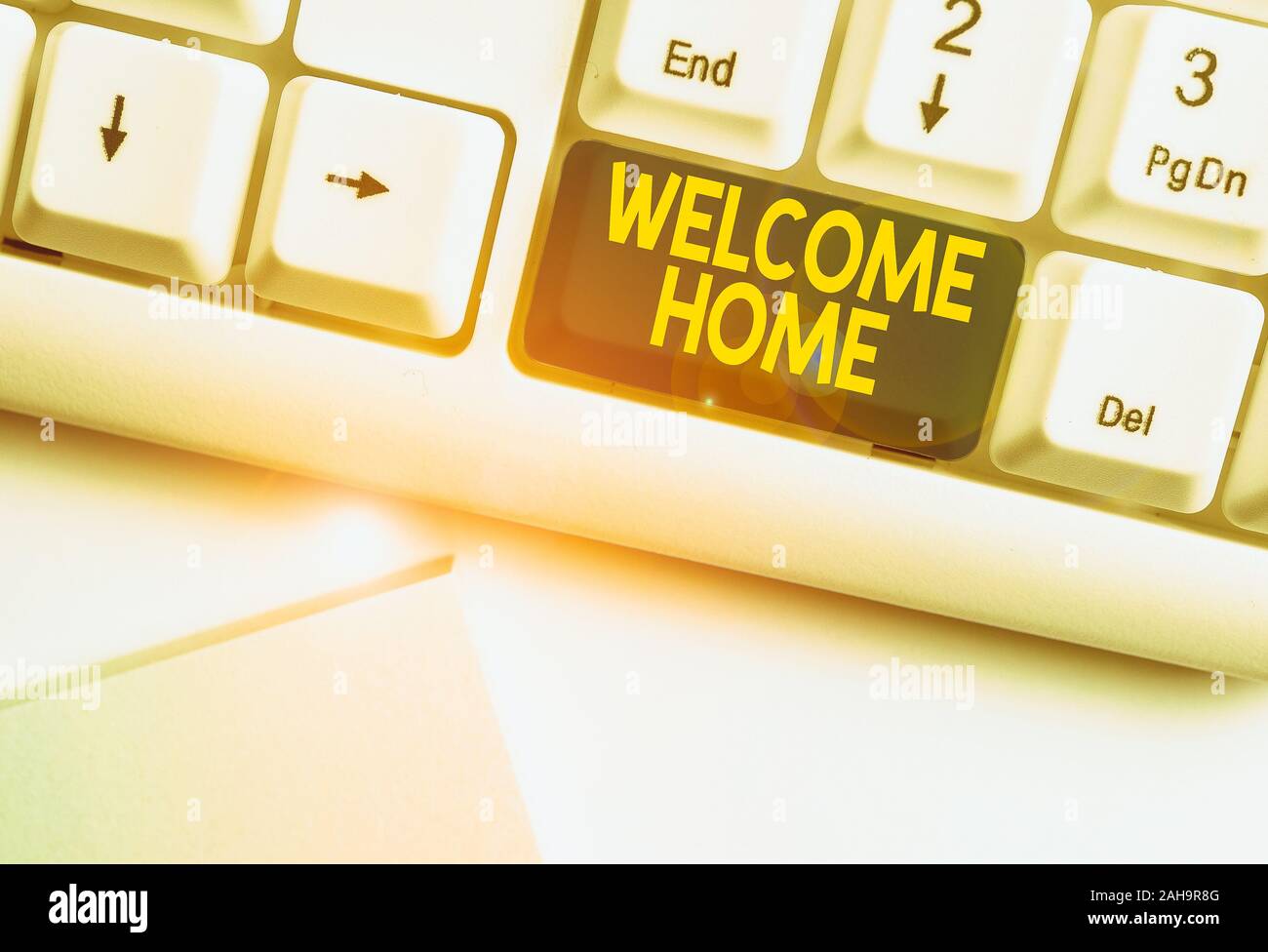Handwriting text Welcome Home. Conceptual photo a reception usually ...