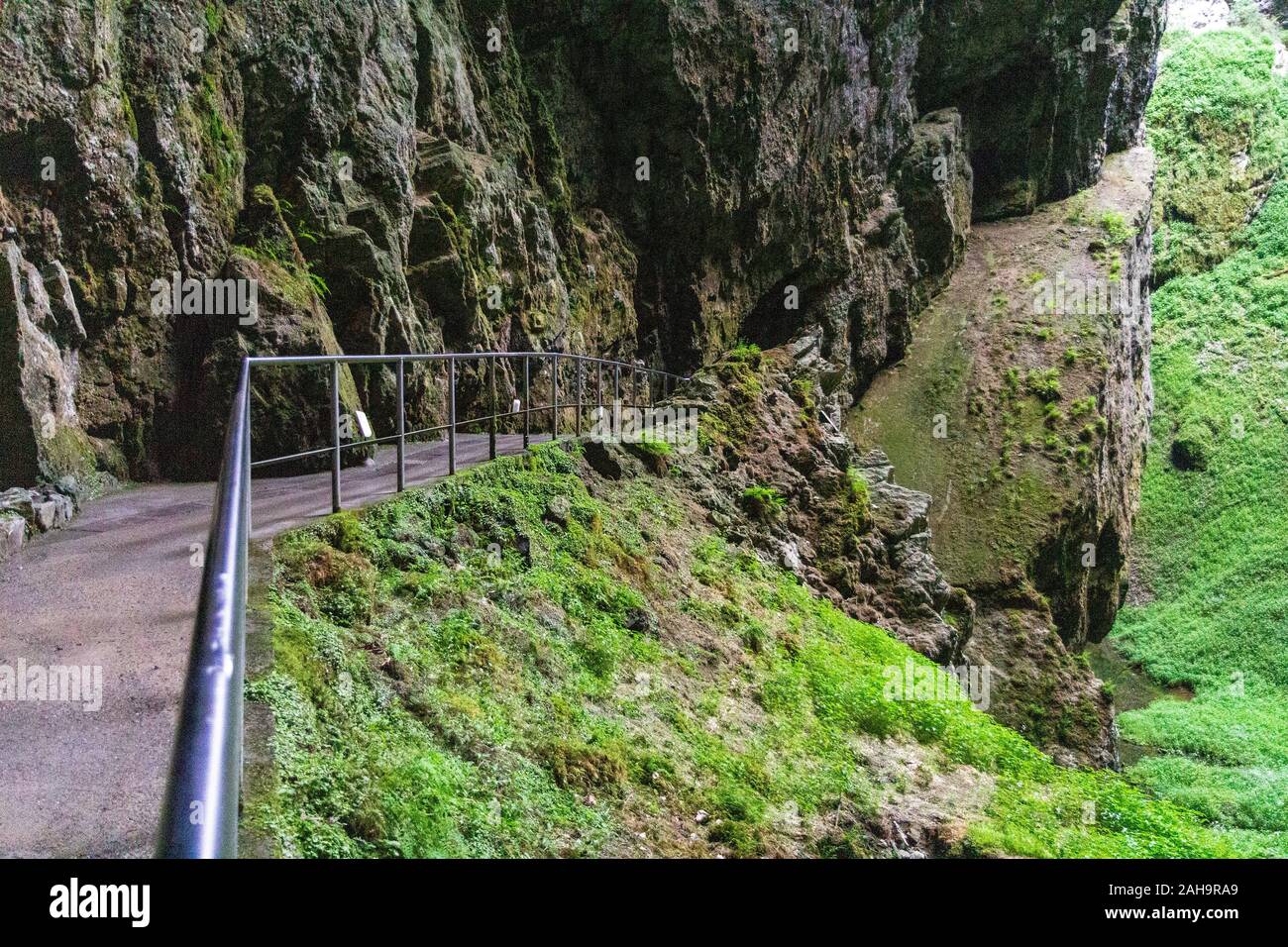 The Macocha Abyss, also known as the Macocha Gorge, is a sinkhole in ...