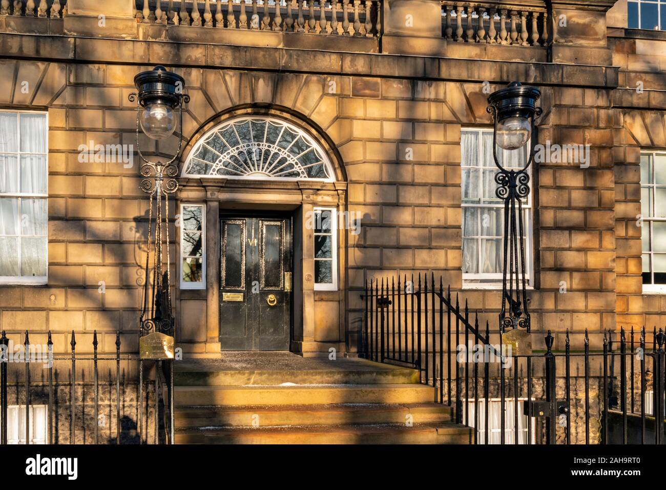 EDINBURGH SCOTLAND ENTRANCE TO BUTE HOUSE OFFICIAL RESIDENCE OF THE ...