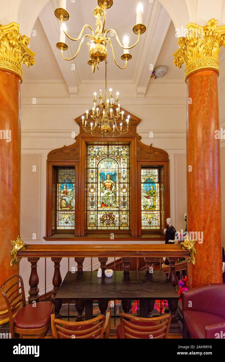 EDINBURGH SCOTLAND INSIDE DEBENHAMS STORE ON PRINCES STREET THREE ...