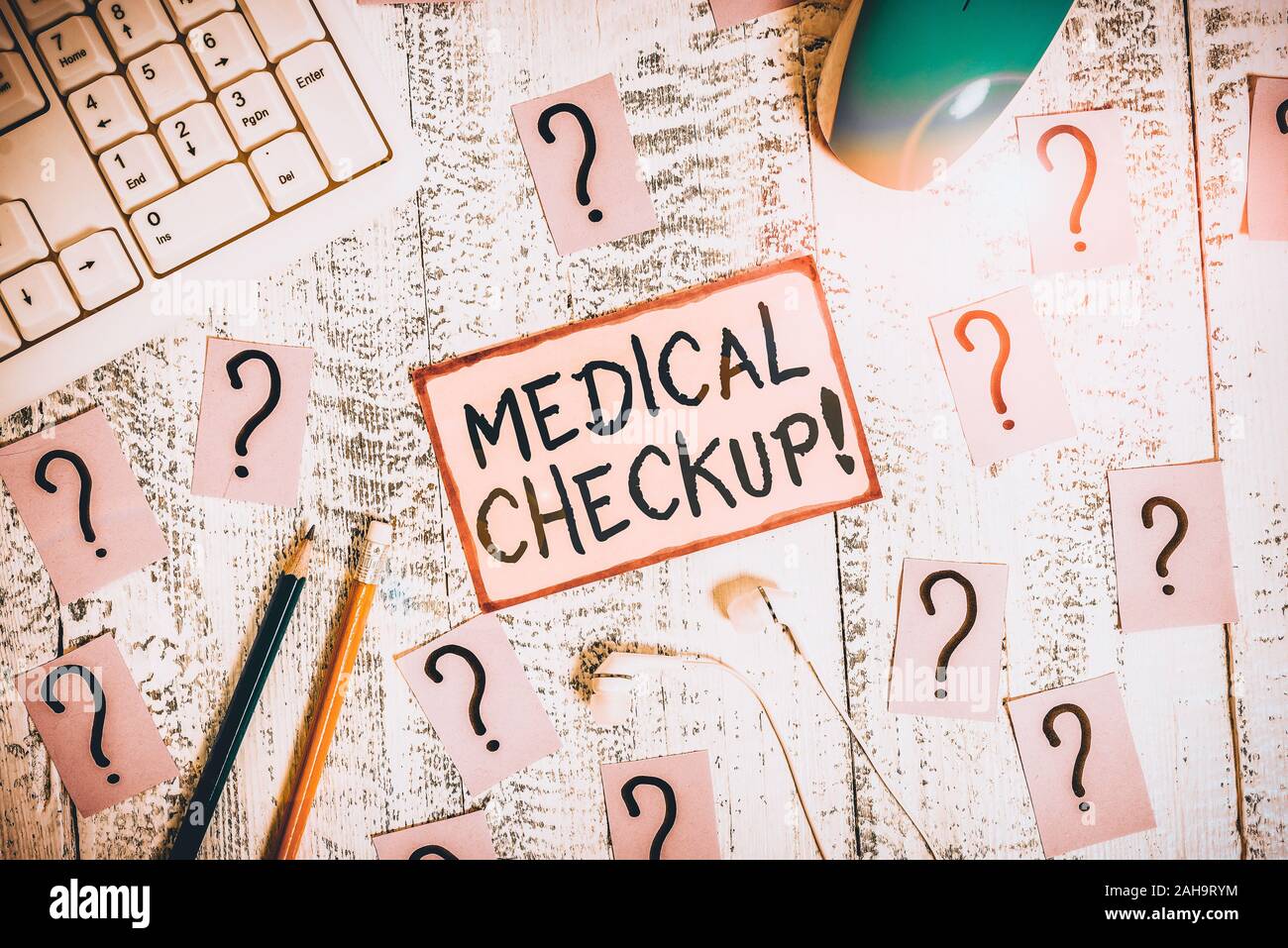 Handwriting text writing Medical Checkup. Conceptual photo thorough ...