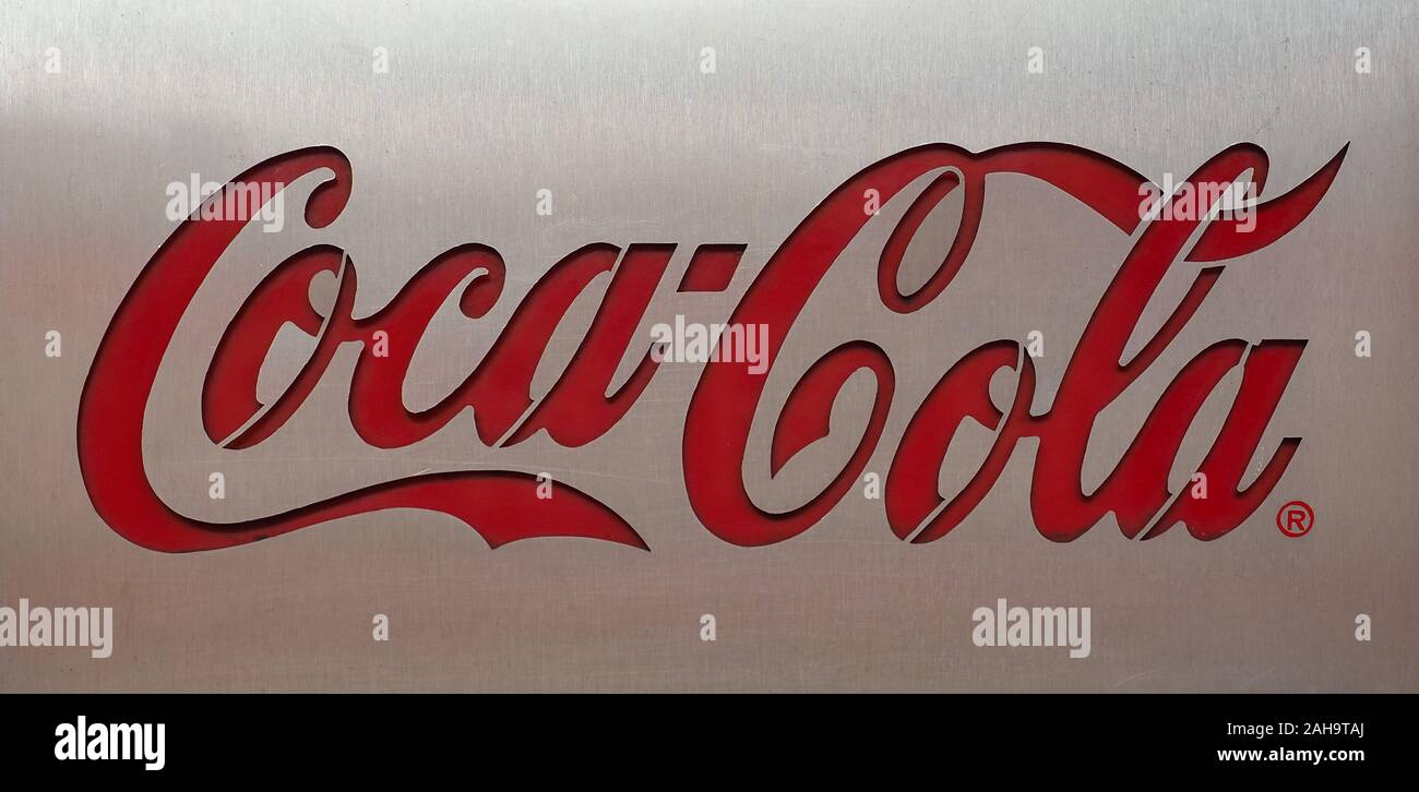 ATLANTA, USA - CIRCA OCTOBER 2019: Coca Cola sign Stock Photo - Alamy